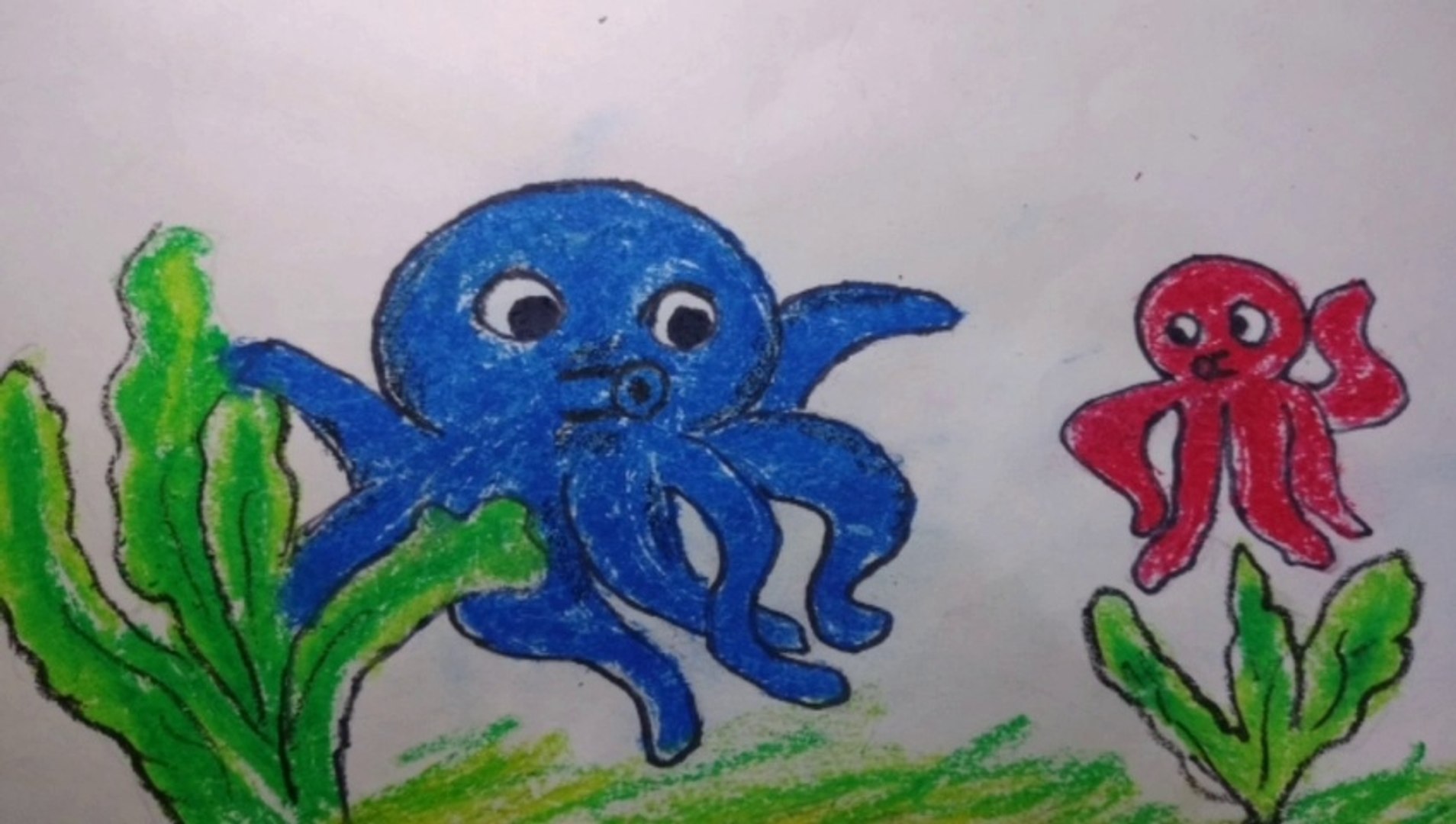 Simple Octopus Drawing For Kids
