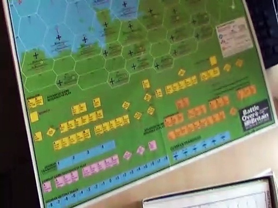 Battle Over Britain Board Game by SPI / TSR. Review of Contents ...