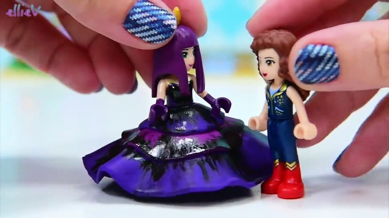 Evie Cotillion Dress Descendants 2 Custom Lego Minidoll Repaint Diy ...
