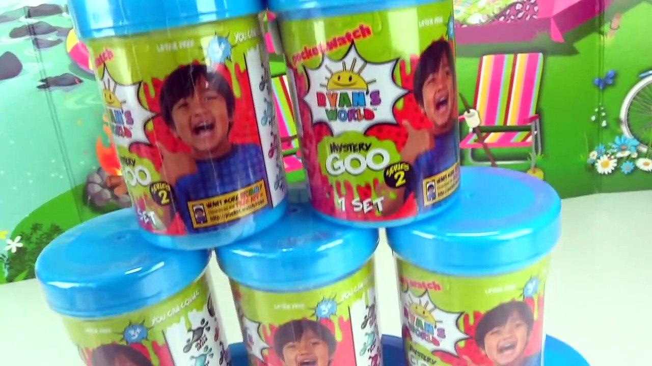Ryan'S World Mystery Goo Opening + Slime Mixing In One Bowl | Toy ...