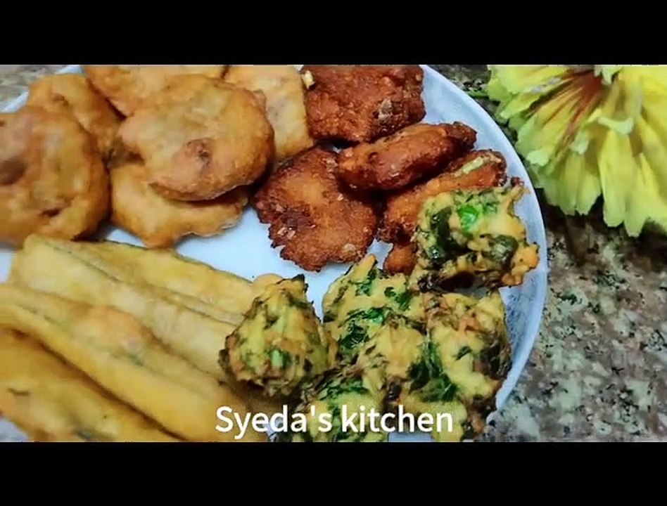 4 types pakora recipe - video Dailymotion