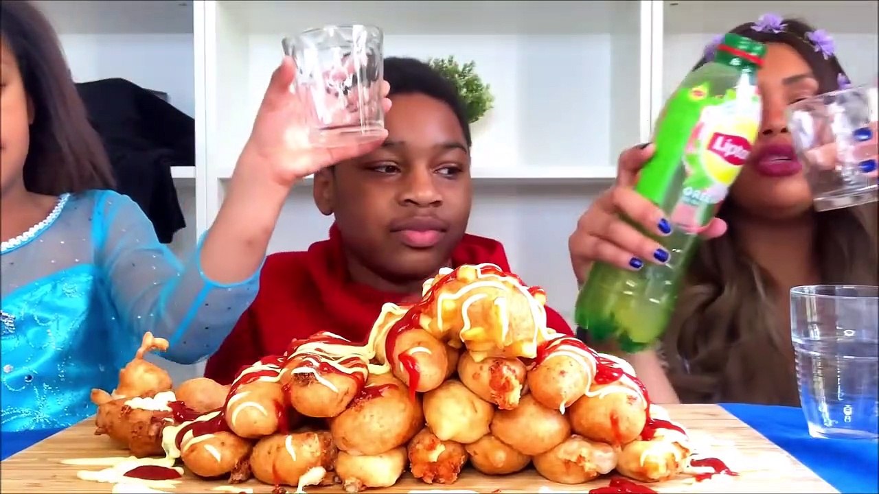 Mozzarella Corn Dog Mukbang + Recipe┃Avec Recette - video Dailymotion