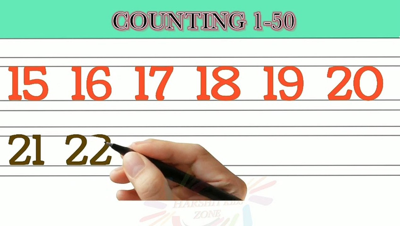Counting 1 to 50 _ learn one to fifty _ number Up to fifty _ one one ...