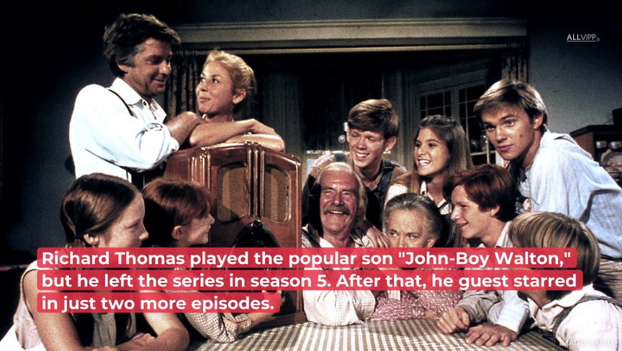 THIS Is Why Richard Thomas Left 'The Waltons' - video Dailymotion
