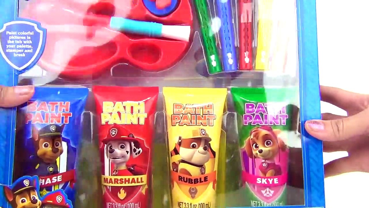 Bath Hygiene With Paw Patrol Paddlin' Pups Paint Activity For Kids ...