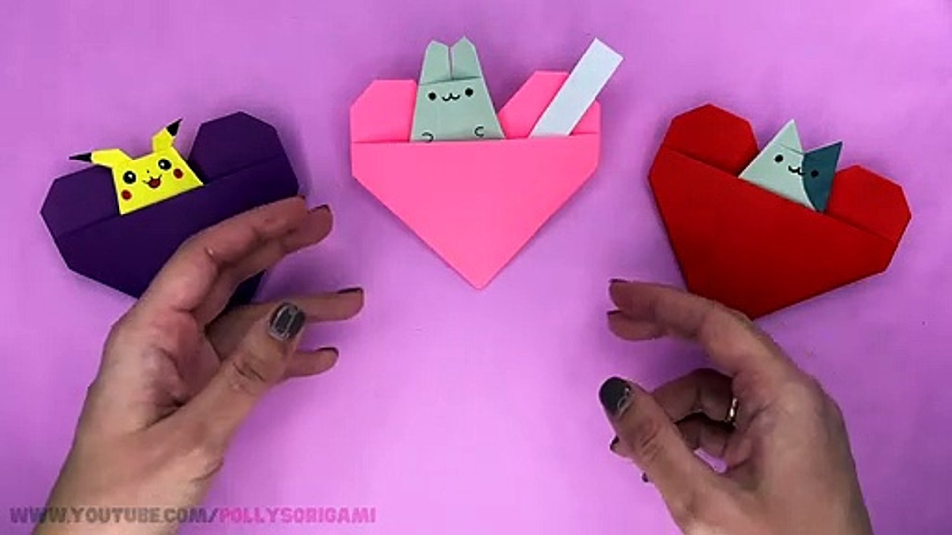 How To Make A Good Origami Heart Adorable Origami Hearts