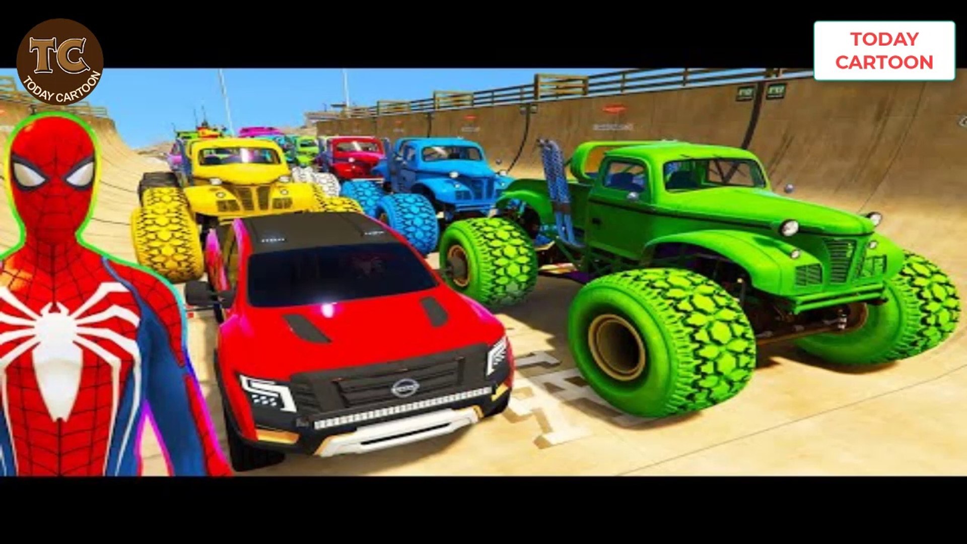 Spiderman Monster Trucks