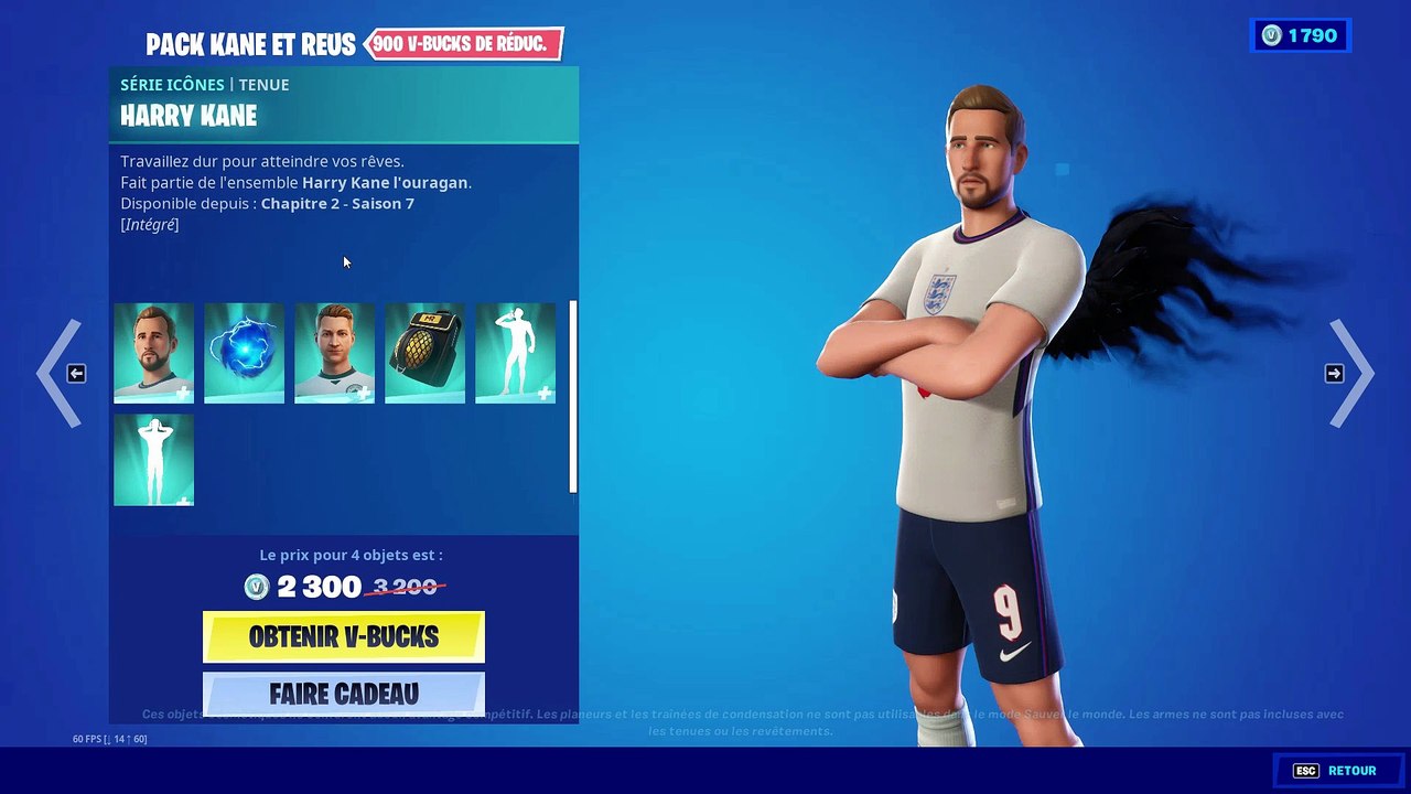 Harry Kane et Marco Reus icônes du football sur Fortnite chapitre 2 ...