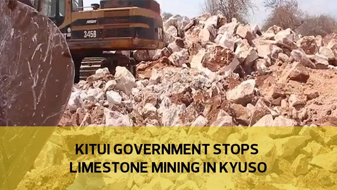 Kitui government stops limestone mining in Kyuso - video Dailymotion