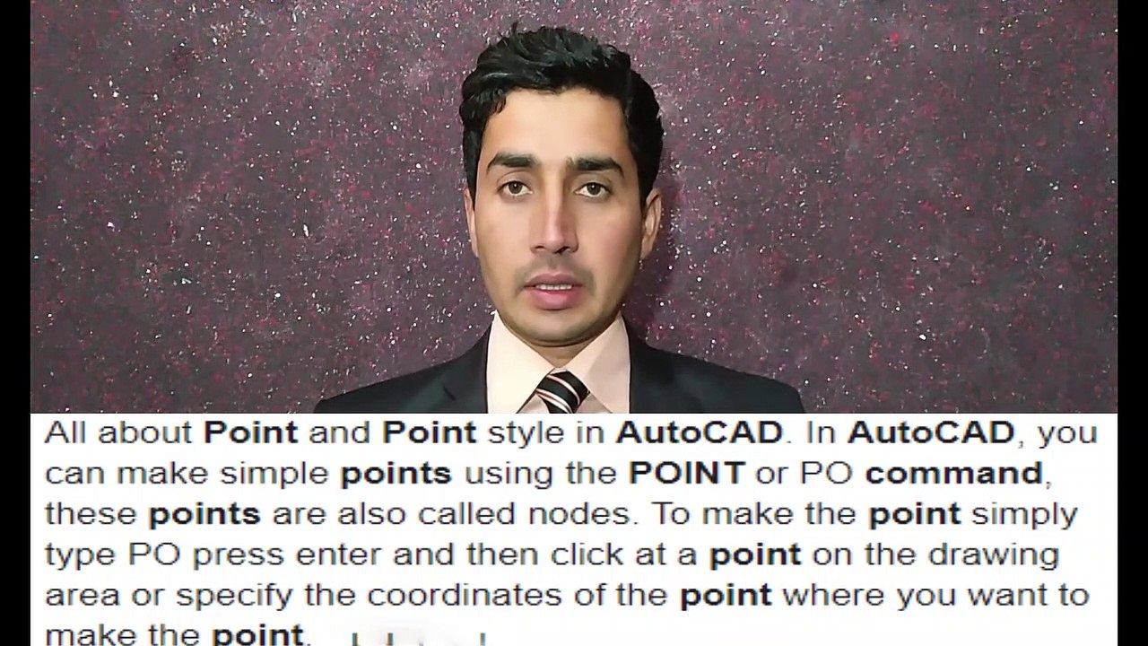 AutoCAD class 25 in اردو / हिंदी |Point Command in AutoCAD | Point ...
