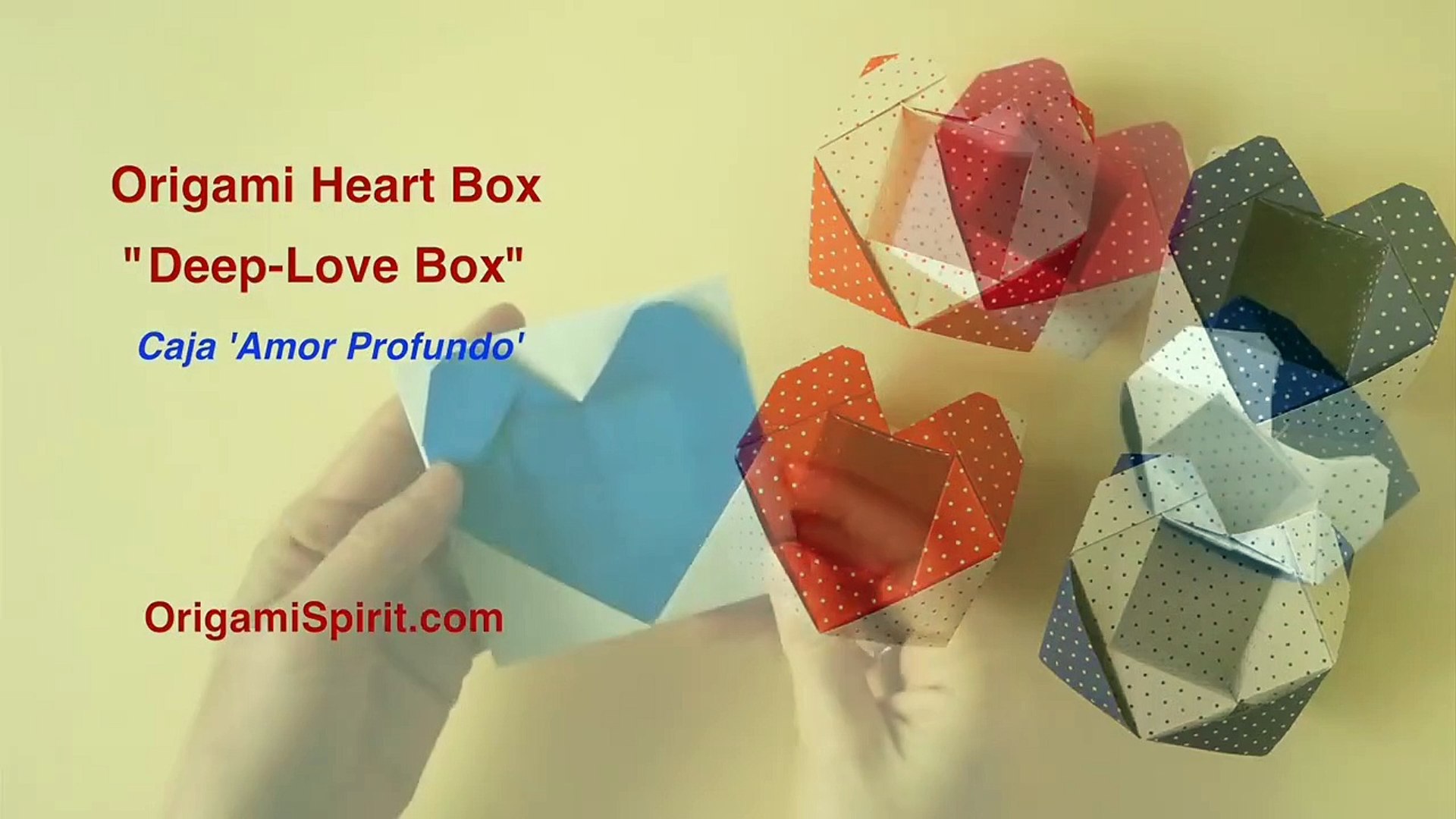 Origami Heart Box How To Make An Origami Heart Box & Envelope Pop Up