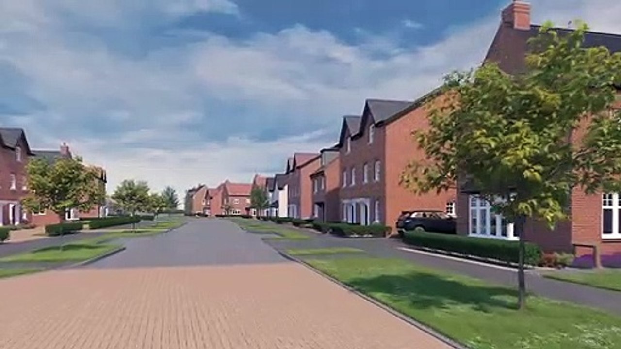 New homes being built at Collingtree Park, Northampton - video Dailymotion