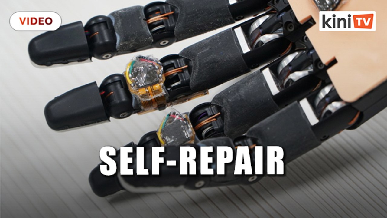 Smart foam material gives robotic hand the ability to self-repair ...