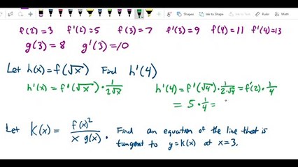 Math 151 Chain Rule by Ullman First Year Calculus - Dailymotion