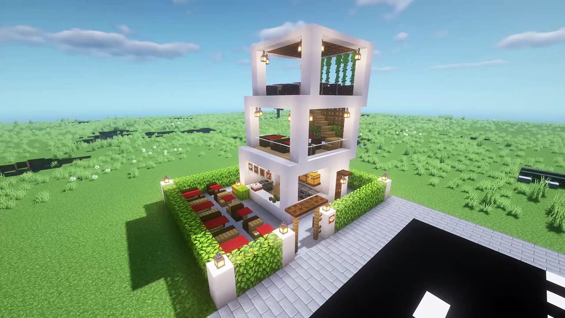 Minecraft Modern Cafe