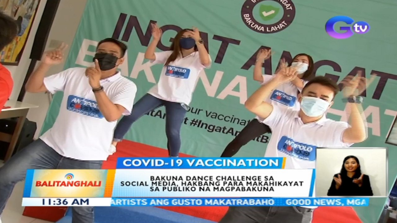 Bakuna dance challenge sa social media, hakbang para makahikayat sa publiko na magpabakuna | BT ...