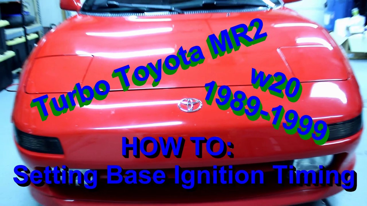 Turbo Toyota MR2 Setting Base Ignition Timing - video Dailymotion