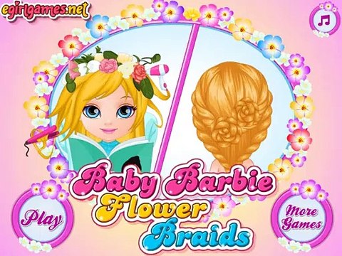 Baby Barbie Flower Braids Best Baby Games For Girls video Dailymotion
