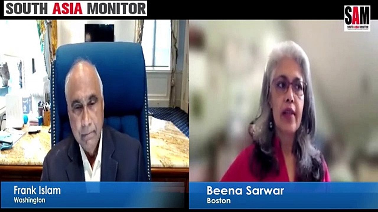 Frank Islam talks to Beena Sarwar, Boston-based Pakistani journalist ...