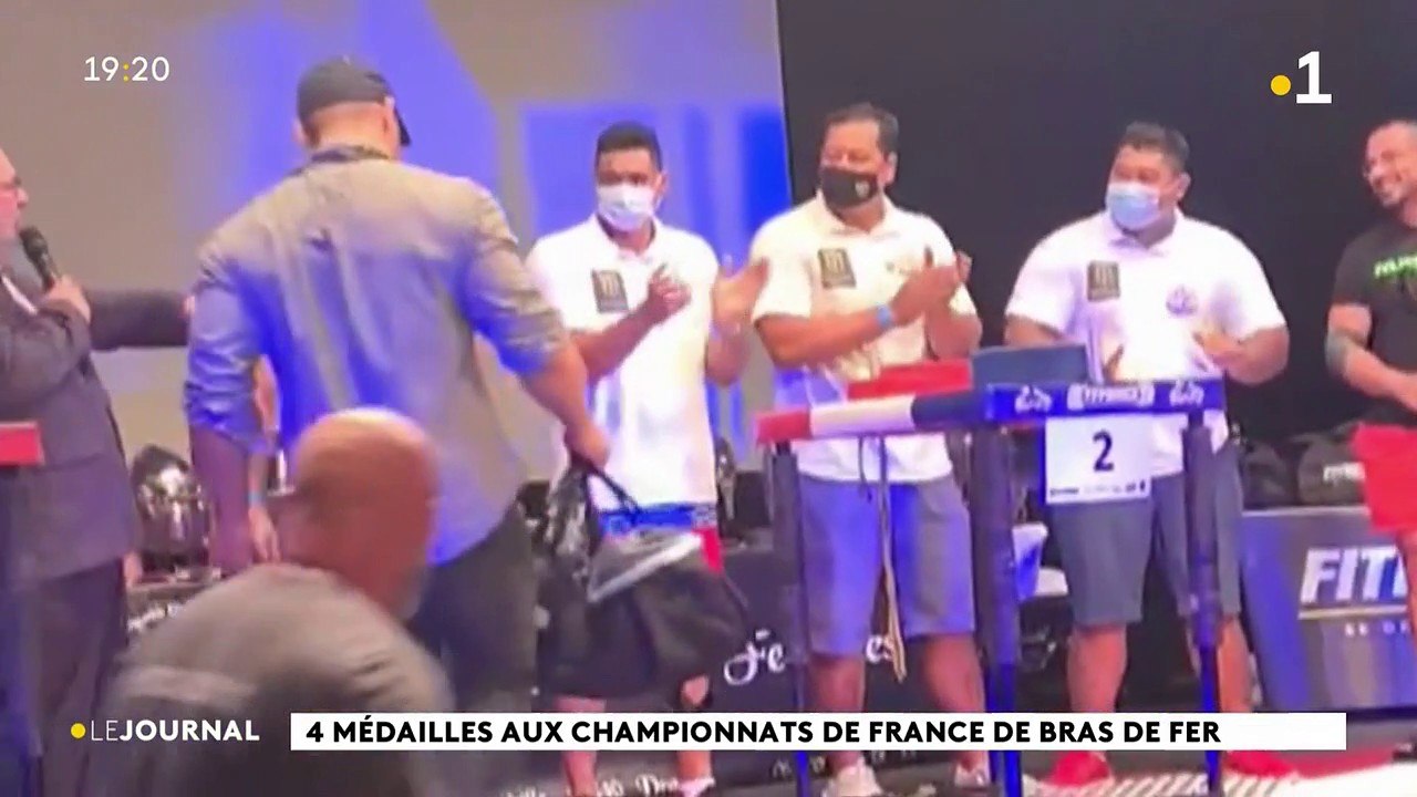 Tepa Teuru, Champion de France de bras de Fer sportif 2021 - Vidéo ...