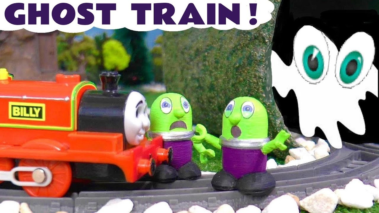 Thomas and Friends Ghost Train with Toy Trains in this Stop Motion ...