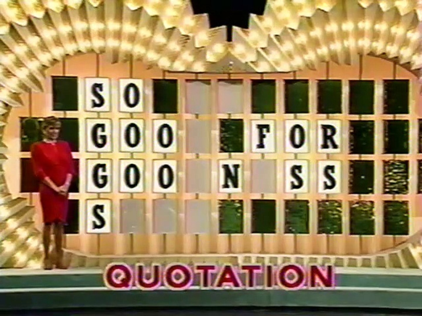 Wheel Of Fortune Puzzle Board 1994