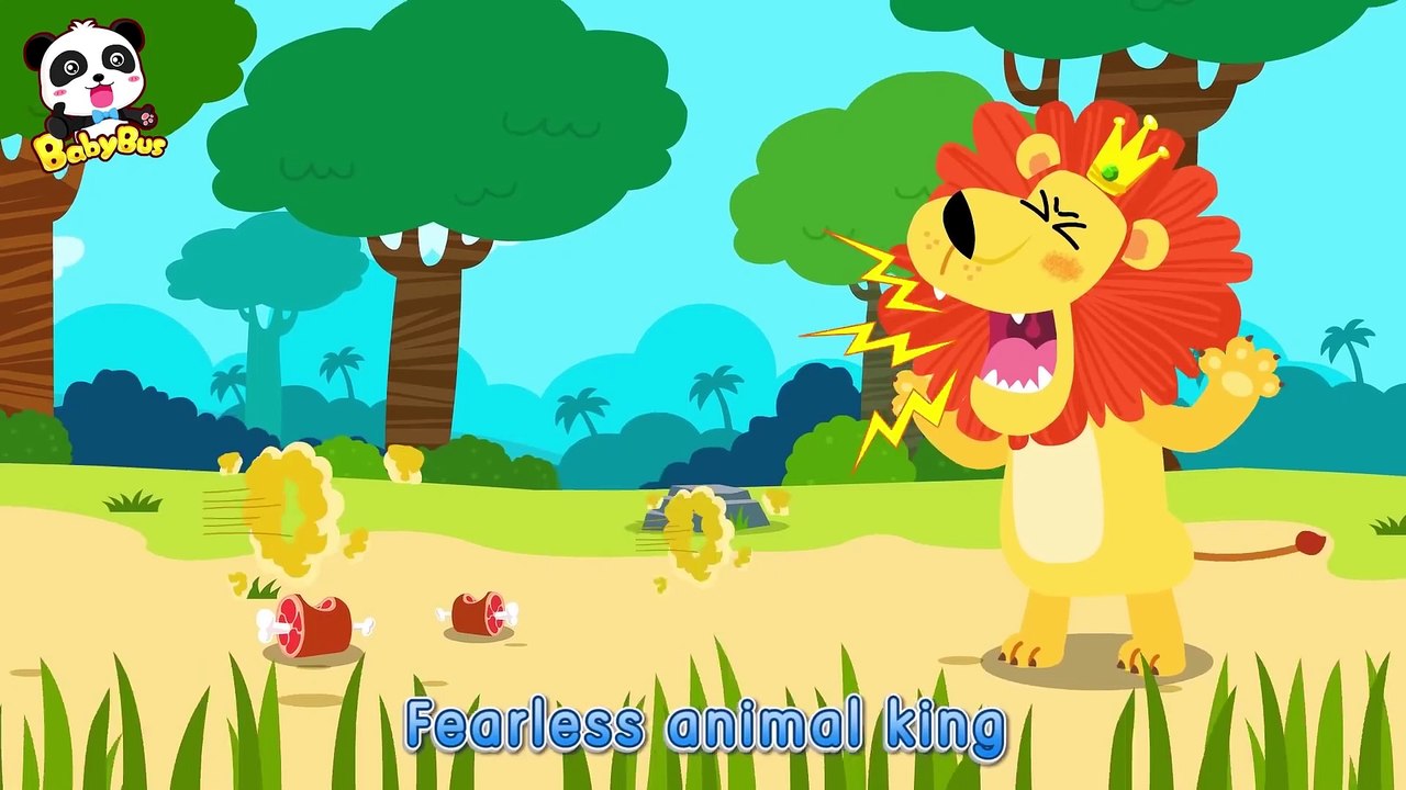 King of Forest: Big Lion | Baby Panda Goes to Forest | Kids Songs ...