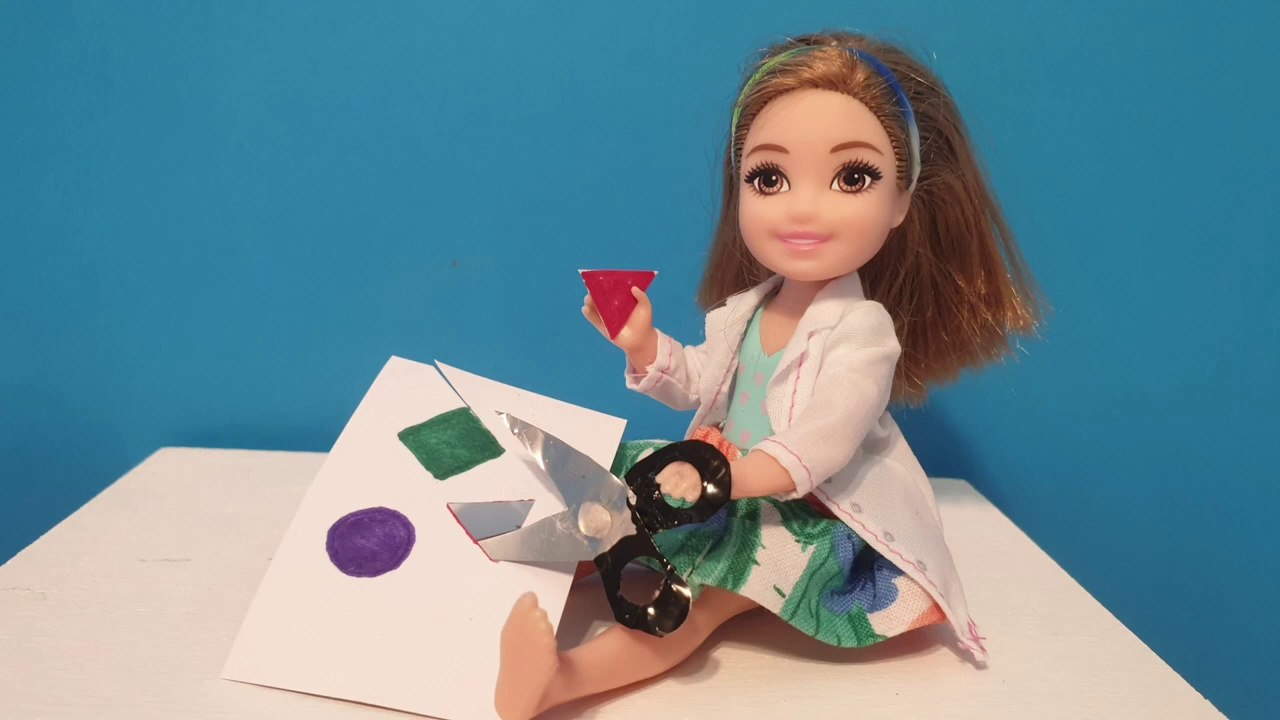 Doll Scissors DIY - Miniature Scissors DIY - Barbie Scissors - video ...