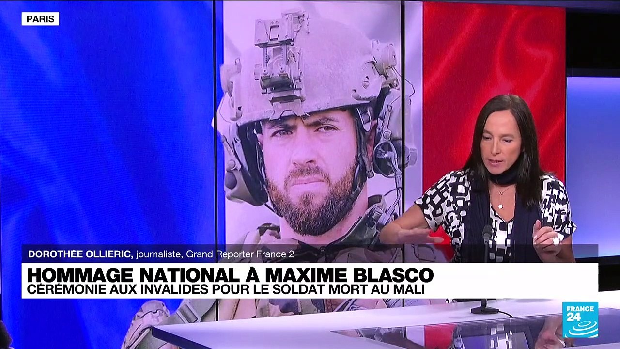 Hommage national à Maxime Blasco : "c'était un soldat d'exception" - Vidéo Dailymotion
