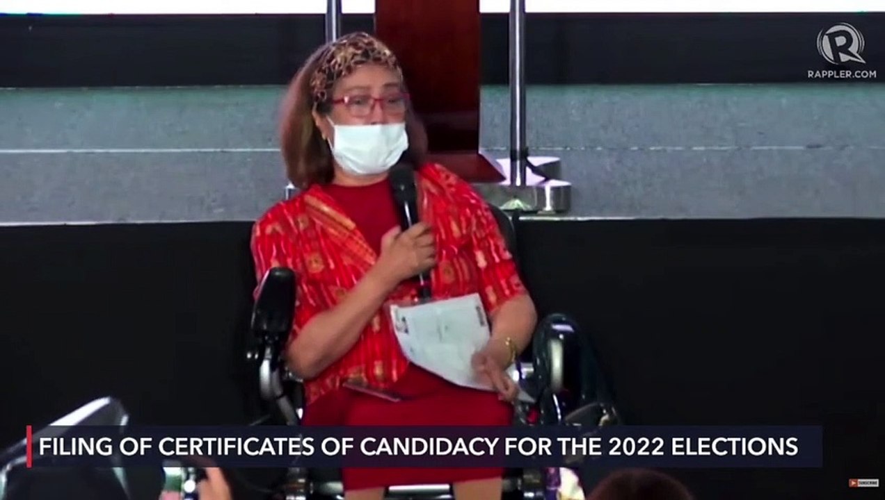 Carmen Zubiaga wants to give voice to PWDs if elected senator - video ...