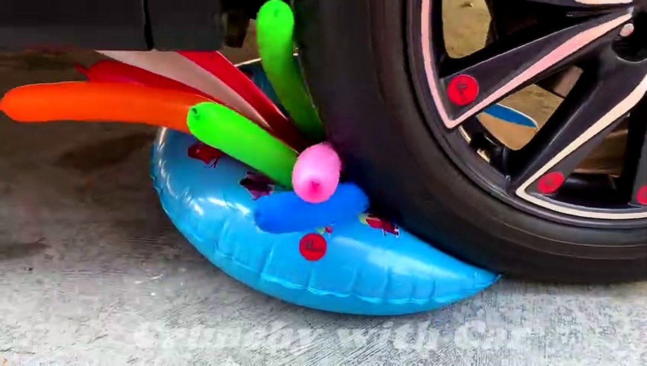 Crushing Crunchy & Soft Things by Car! - EXPERIMENT CAR VS PAINT_HD ...