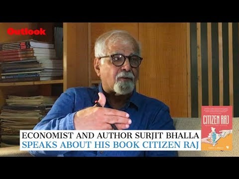 Economist and author Surjit Bhalla speaks about his book 'Citizen Raj ...