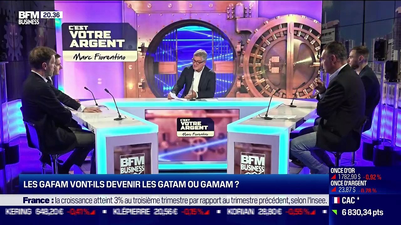 La semaine de Marc (2/2): Les GAFAM vont-ils devenir les GATAM ou GAMAM ? - 29/10 - Vidéo ...