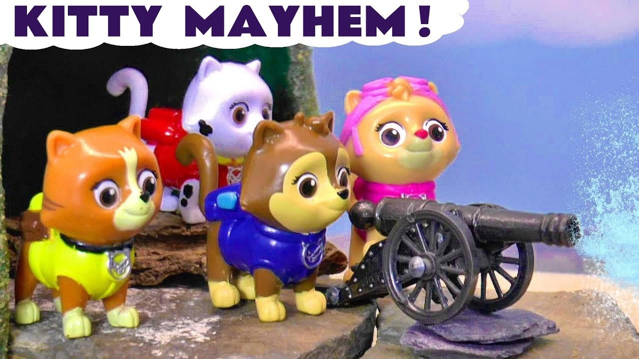 Paw Patrol Kitty Catastrophe Crew Toys Rescue with the Funny Funlings ...