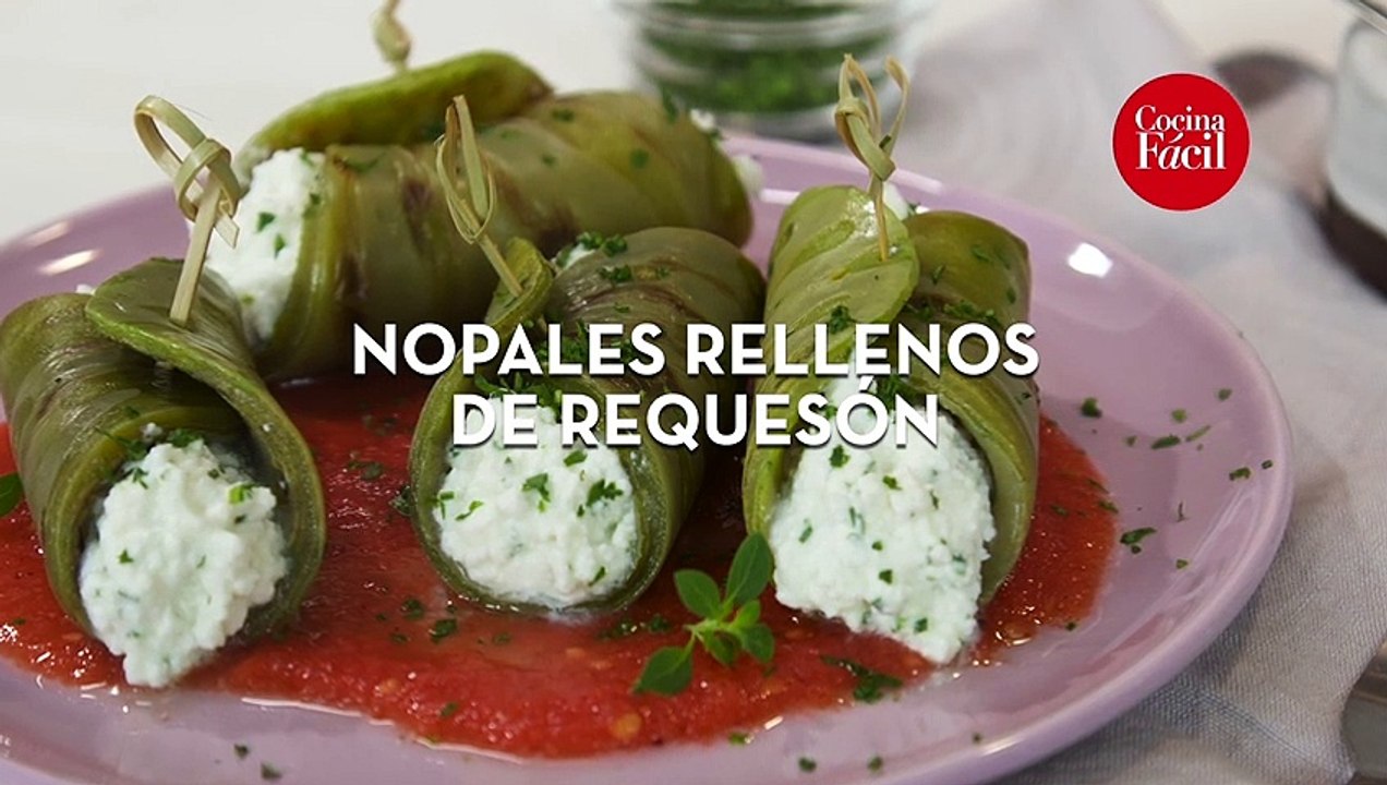 Nopales rellenos de requesón ‍ - Cocina Fácil - Vídeo Dailymotion