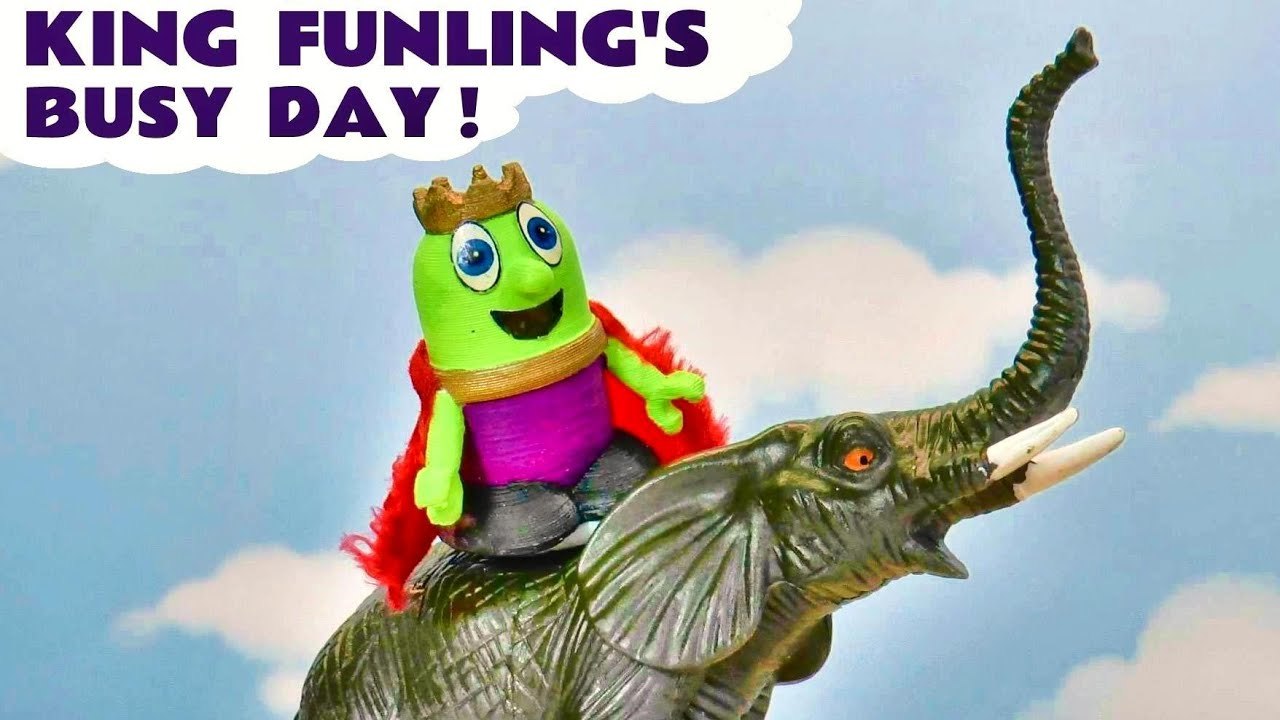King Funling from the Funny Funlings Toys Busy Day in this Stop Motion ...