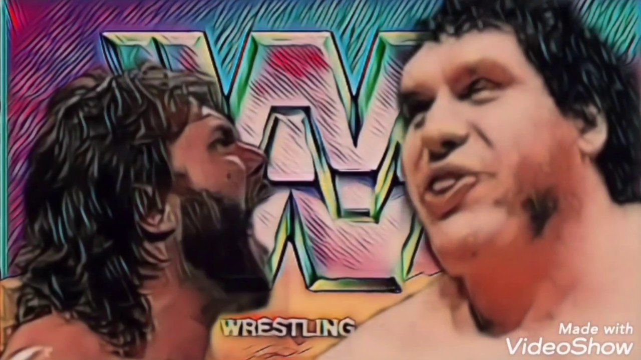 Hacksaw Jim Duggan vs Andre The Giant / Full entrances 1988 - Vidéo ...