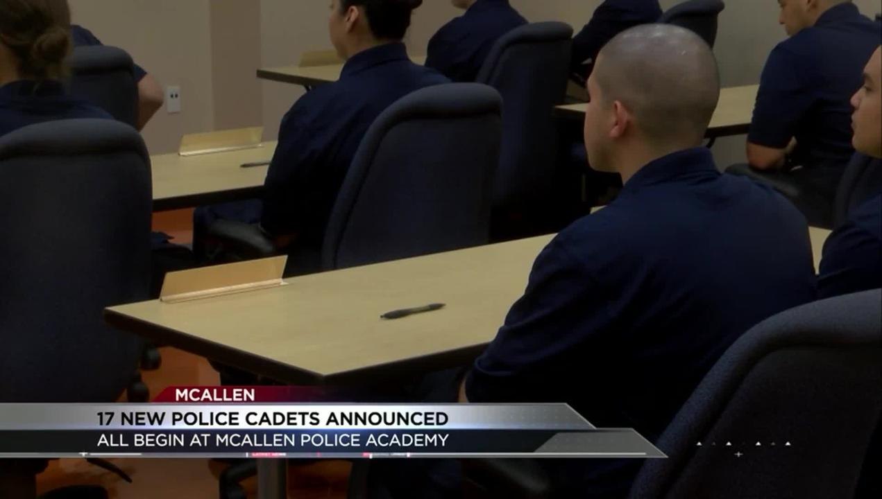 McAllen Police Department announces 17 new police cadets - Vídeo ...