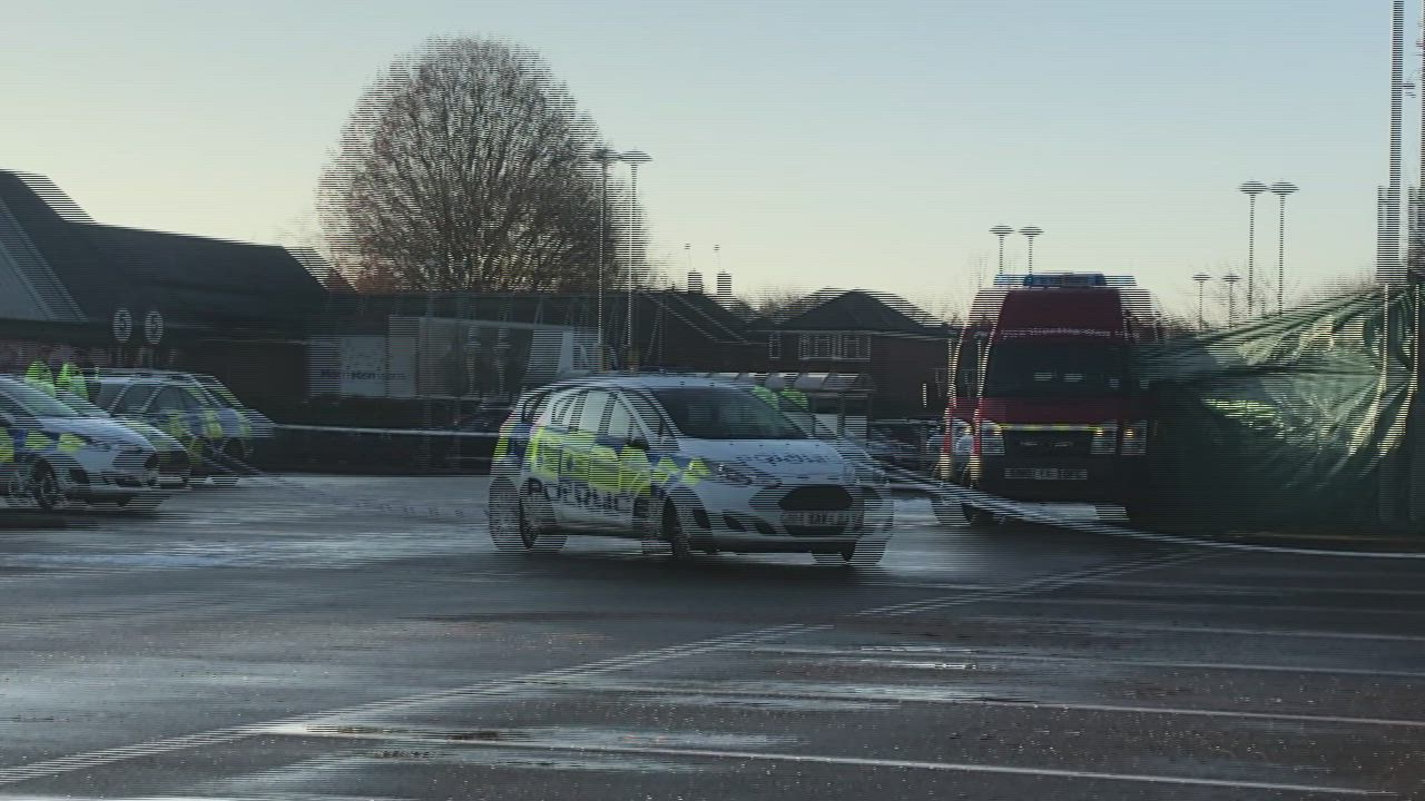 Man dies in Morrisons car fire