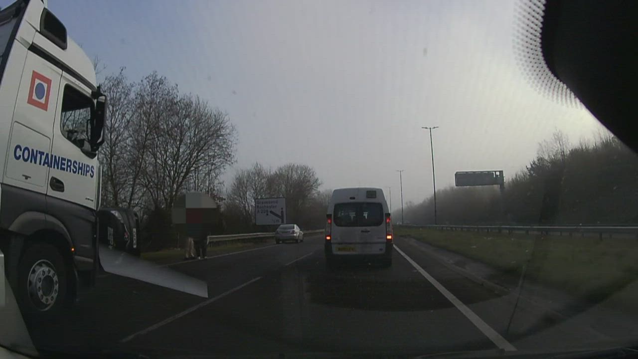 Overturned car on A289 Wainscott bypass causes delays