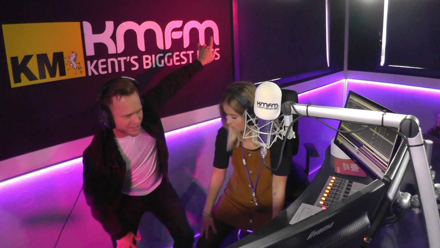 Olly Murs on KMFM's Breakfast show