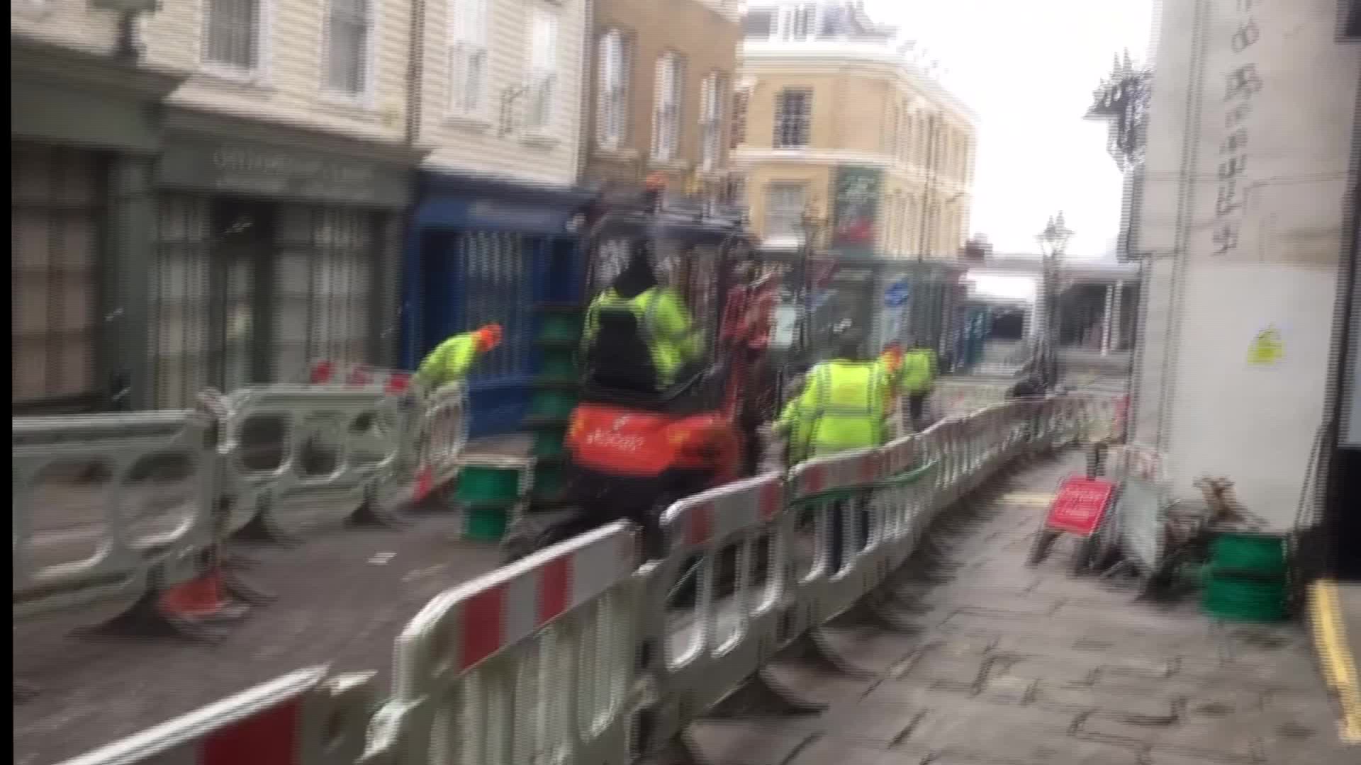 Road works get underway in Gravesend