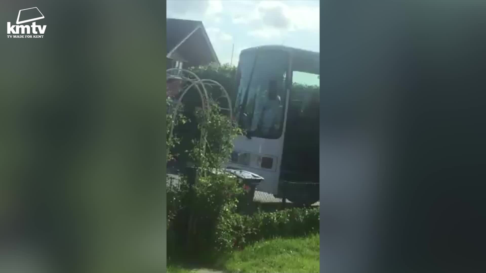 Bus driver 'caught smoking'
