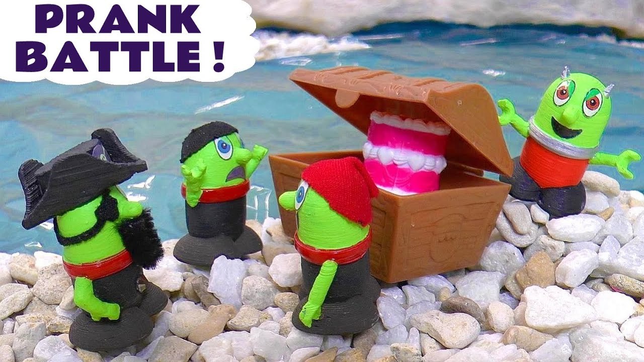 Prank Battle with the Funlings Captain Funling and the Pirate Funlings ...