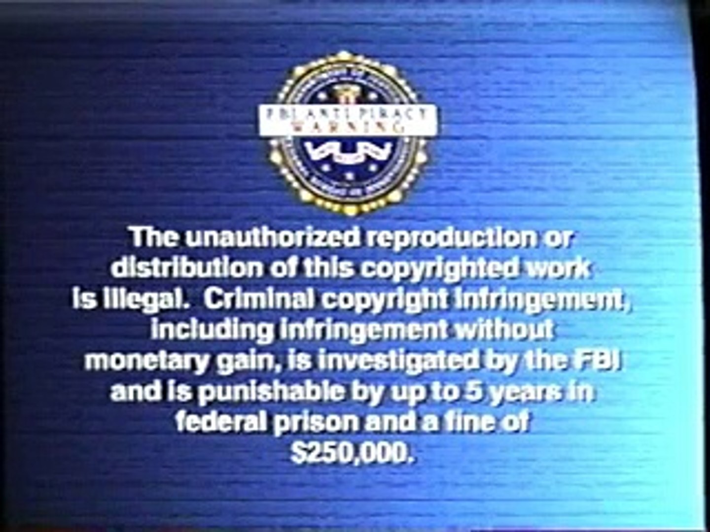 Fbi Anti Piracy Warning Logo