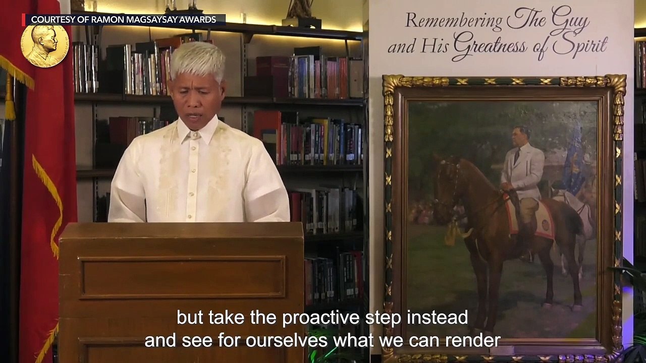 Roberto 'Ka Dodoy' Ballon receives 2021 Ramon Magsaysay Award - video ...
