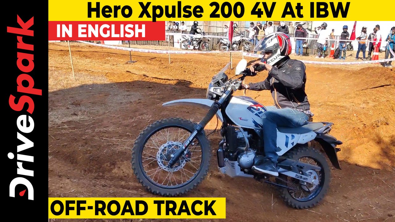 IBW 2021: Hero Xpulse 200 4V | Xtracks Experience Off-Road Track At India Bike Week - video ...