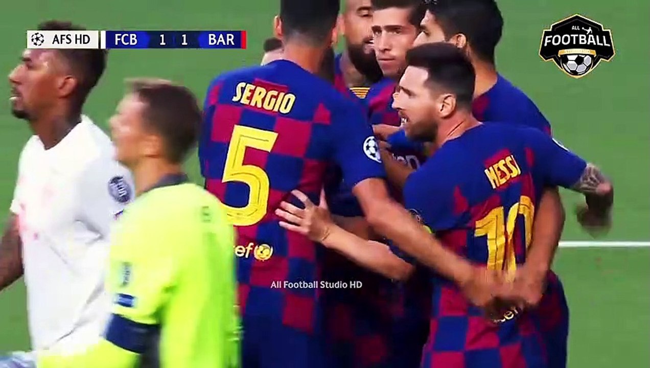 Bayern 8-2 Barcelona - Full Match Highlights, English Commentary ...