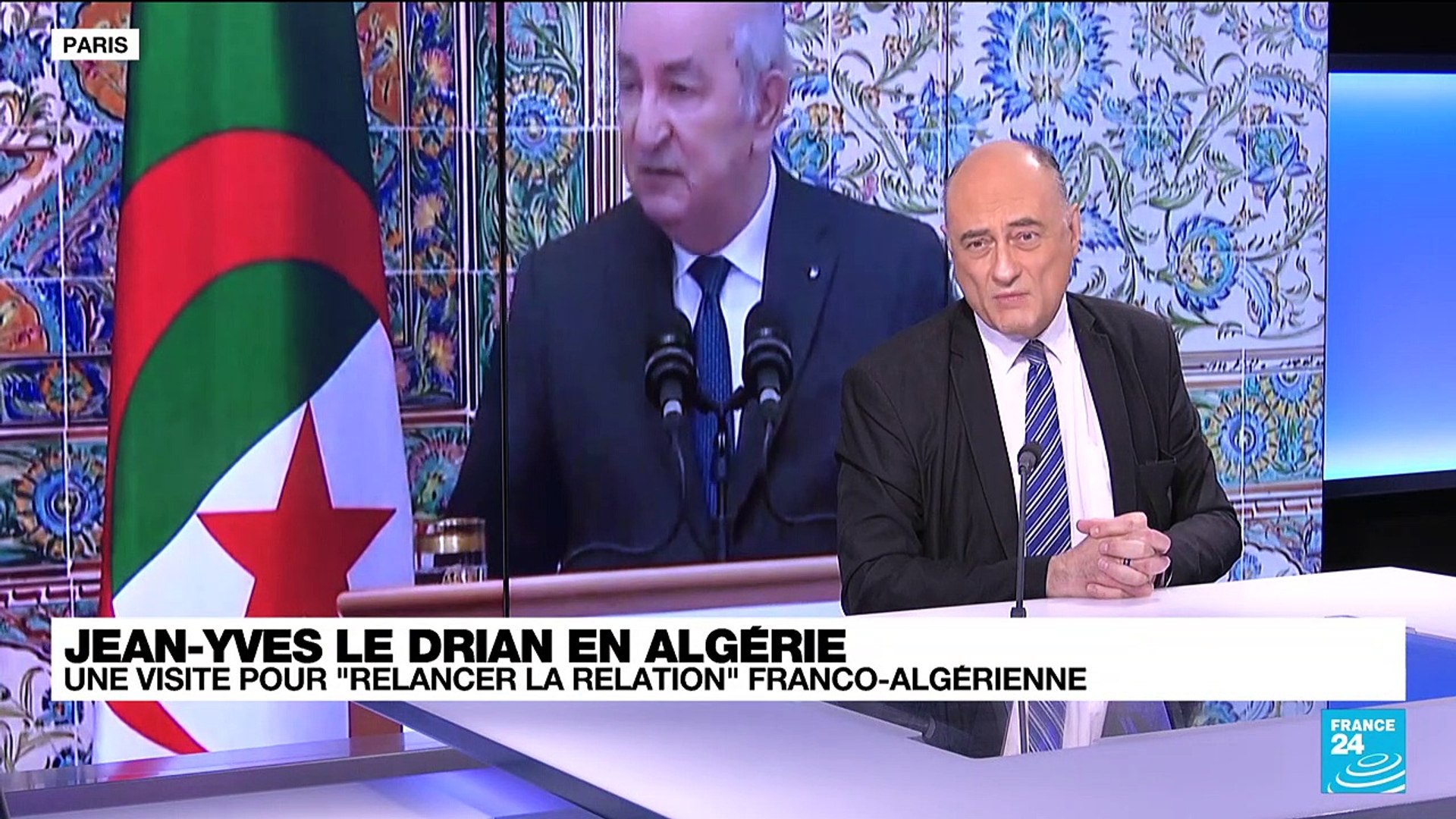 Le Drian à Alger : une visite pour relancer les relations franco ...