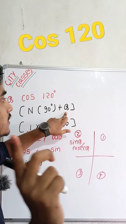 Cos 120 | Cos 120 degree | cos 120 degree in Hindi #cityclasses - video Dailymotion